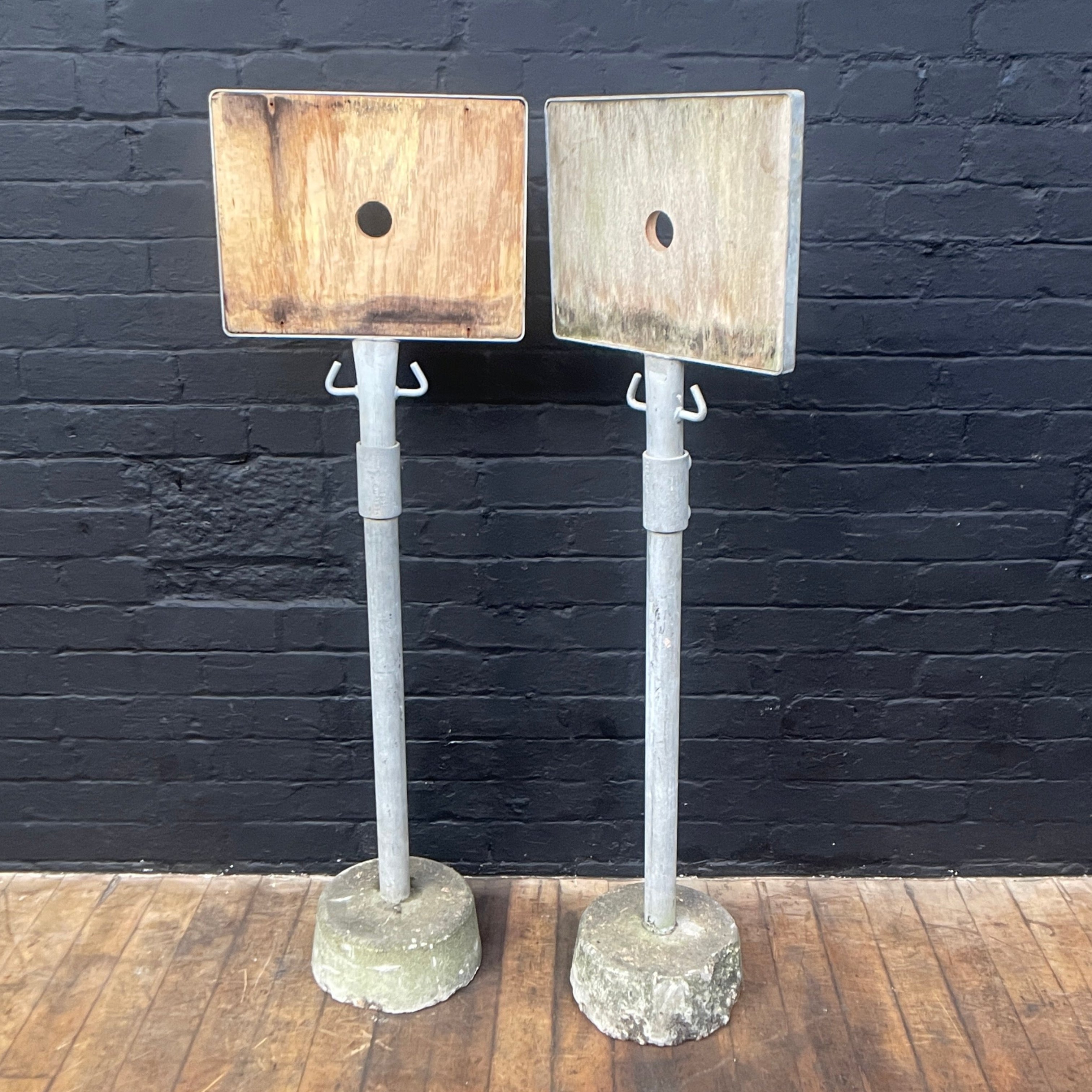 Metal barrier sign stands Qty 2 – Powerhouse Props